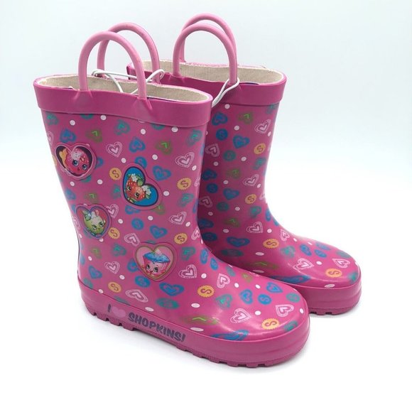 Shopkins | Shoes | Shopkins Toddler Girls Rain Boots Rubber Slip On ...